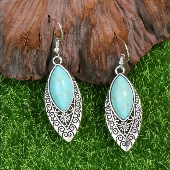 Jewelry | Vintage Jewelry Set Inlaid Turquoise | Poshmark